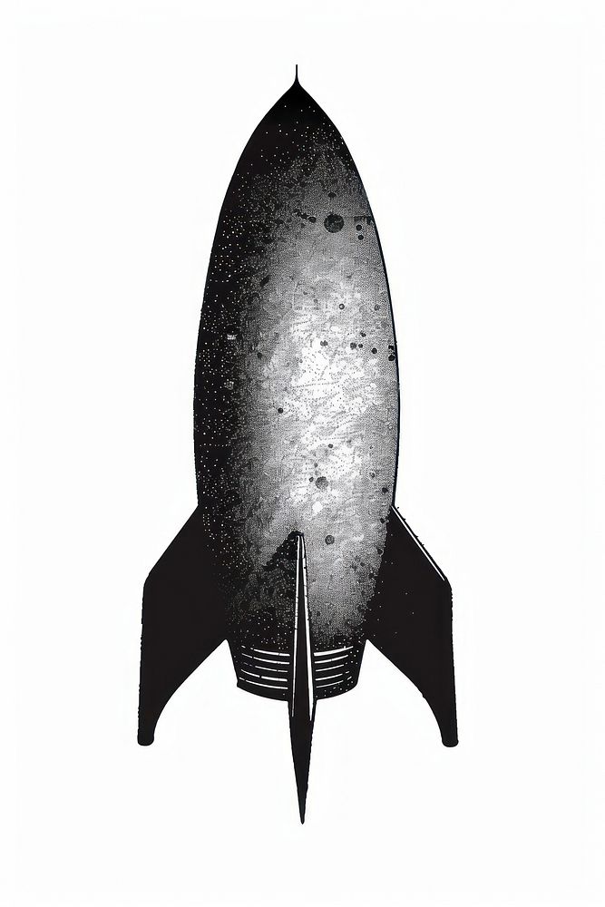 Vintage rocket ship illustration | Free Photo Illustration - rawpixel