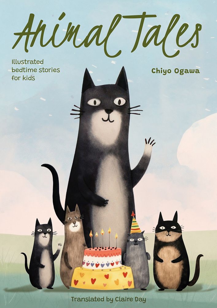 Animal tales book cover template | Premium Vector Template - rawpixel