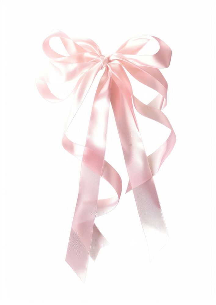 Elegant pink satin ribbon bow | Free Photo - rawpixel