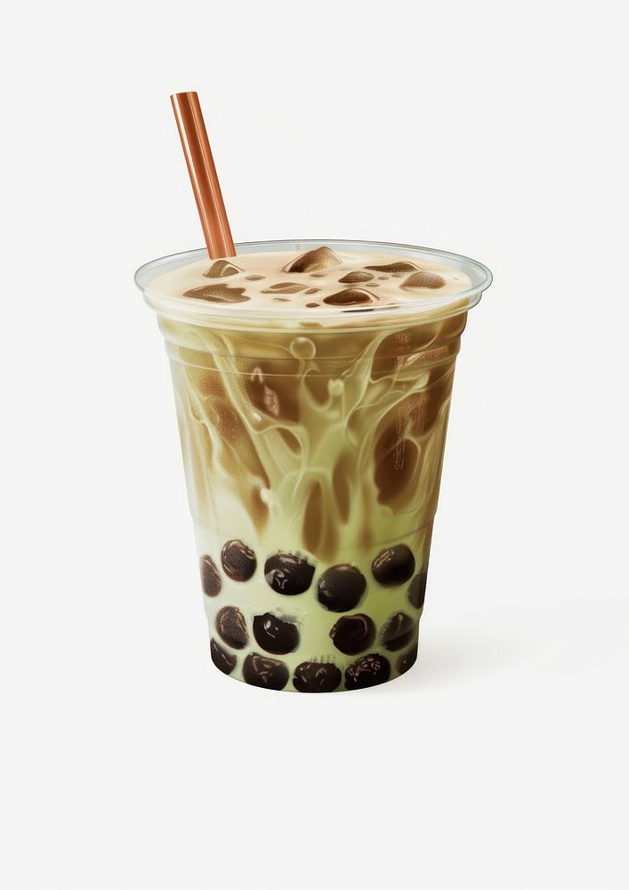 boba green tea beverage bottle | Free Photo Illustration - rawpixel