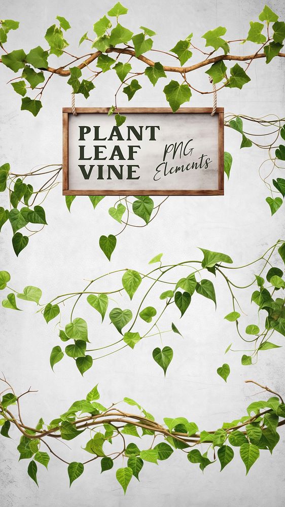 Plant vine design element set | Free Photo - rawpixel