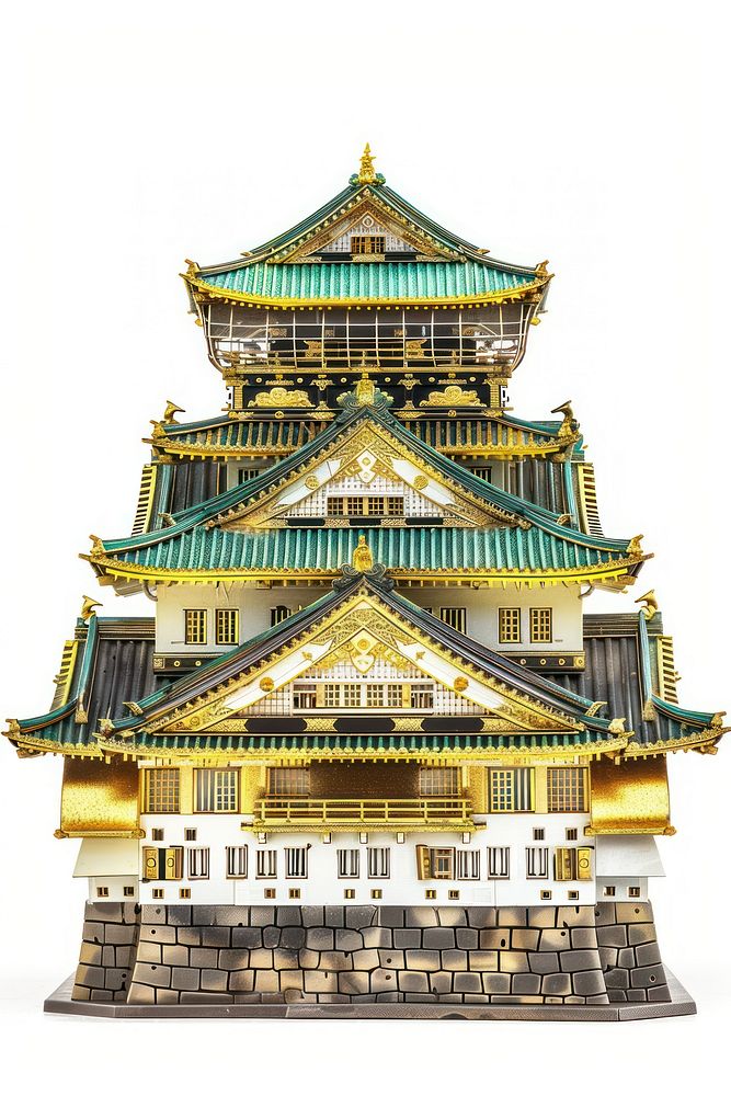 Historic Japanese castle model | Free Photo - rawpixel