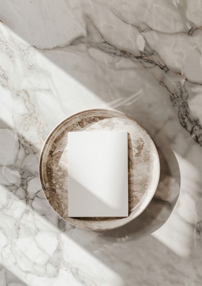 Elegant marble card display | Free Photo - rawpixel