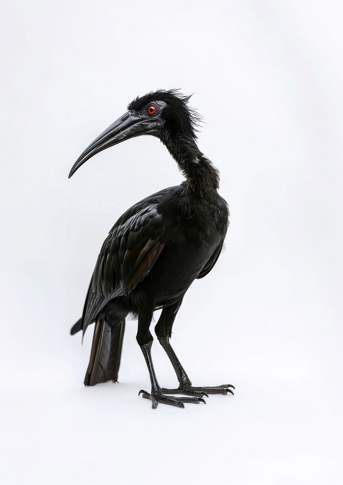 Elegant black bird red eyes | Free Photo - rawpixel