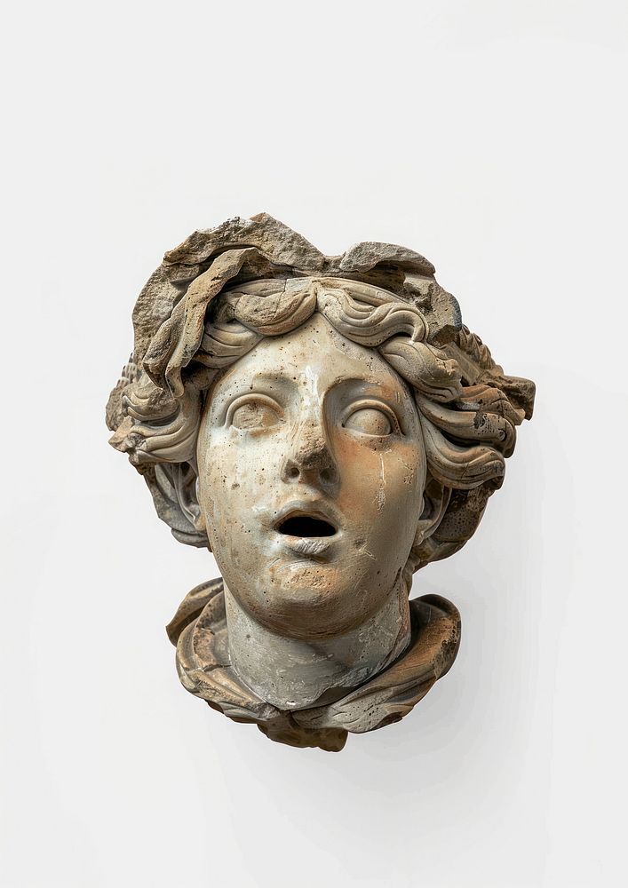 Ancient stone sculpture head | Free Photo - rawpixel