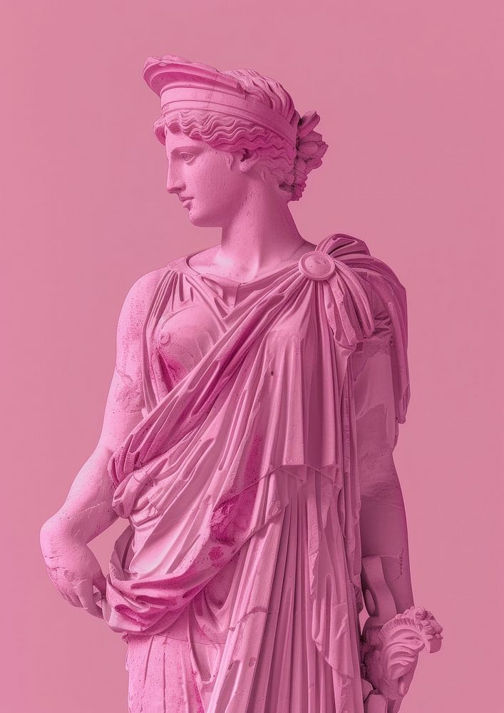 Pink classical statue art | Free Photo Illustration - rawpixel