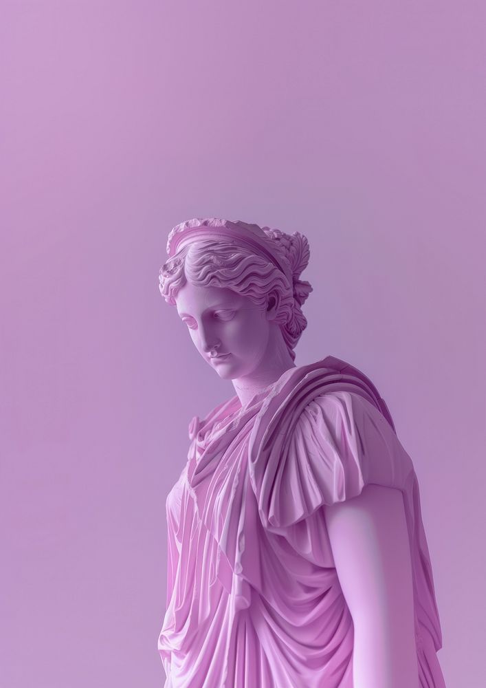 Elegant pink classical statue art | Free Photo Illustration - rawpixel