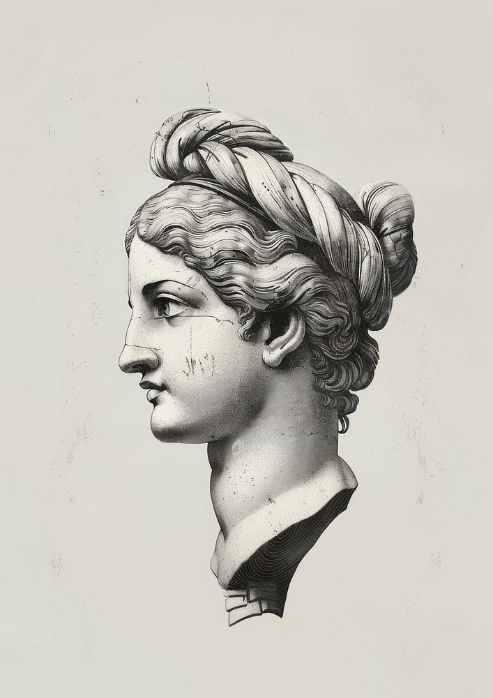 Classical sculpture profile art | Free Photo - rawpixel