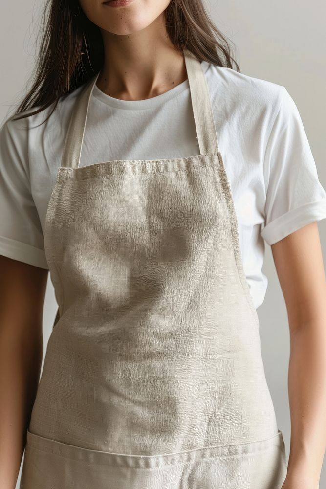 Neutral apron on woman | Free Photo - rawpixel