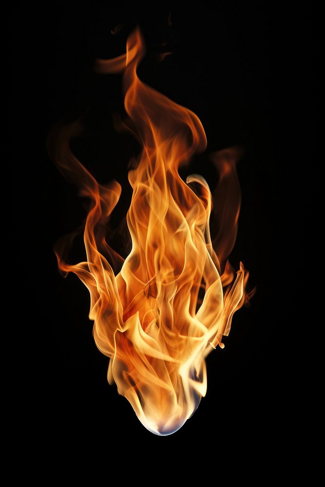 Vivid flames against black background | Free Photo - rawpixel