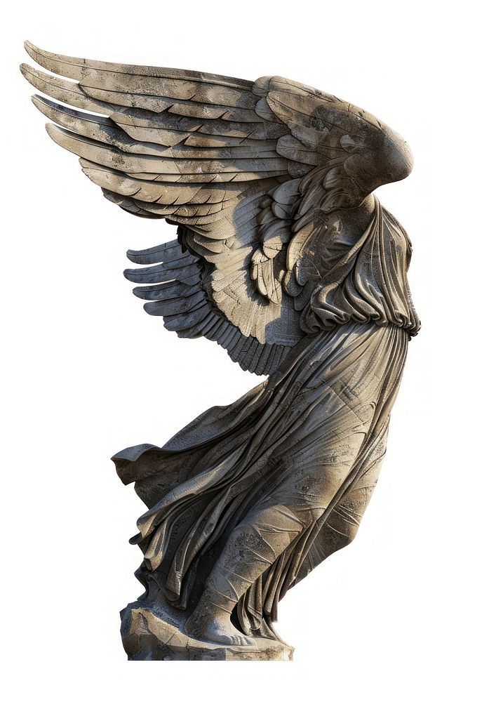 Winged Victory Samothrace statue archangel | Free Photo - rawpixel