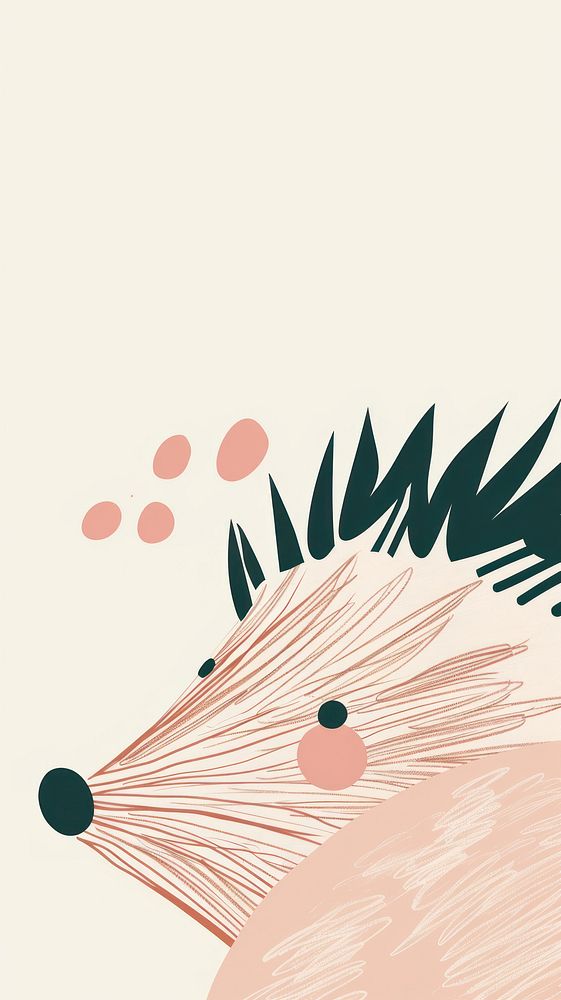 Abstract hedgehog illustration wallpaper | Free Photo Illustration ...