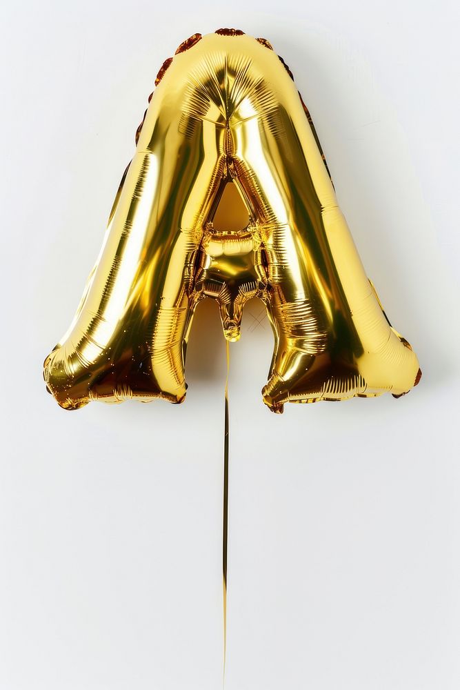 Gold alphabet balloon text number | Free Photo - rawpixel