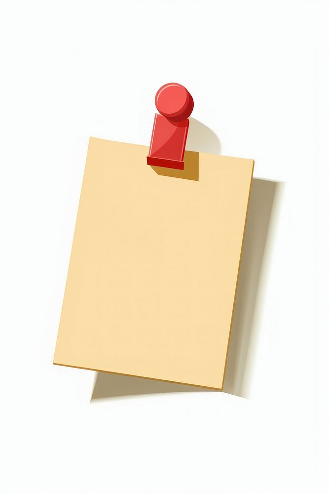 Blank note with red clip | Free Photo Illustration - rawpixel