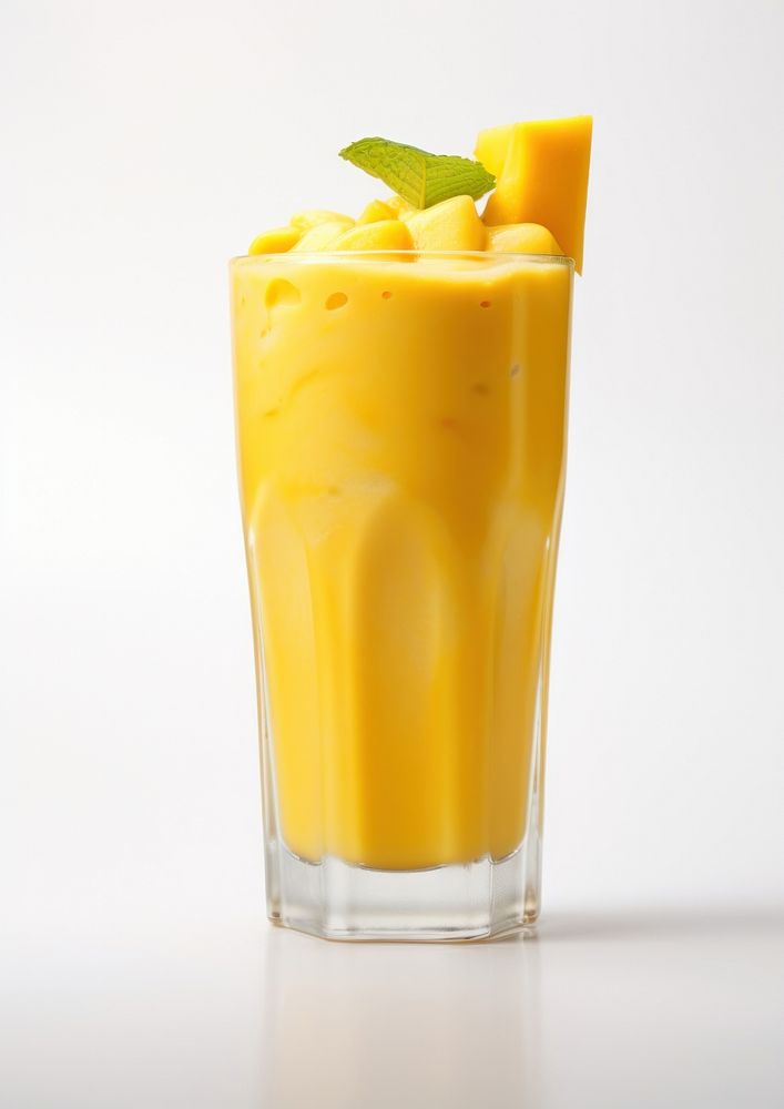 glass Mango Smoothie smoothie beverage | Free Photo - rawpixel