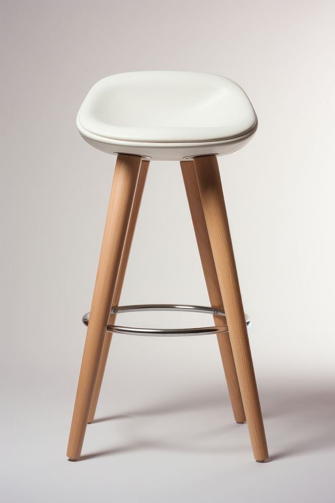 Modern wooden bar stool | Free Photo - rawpixel