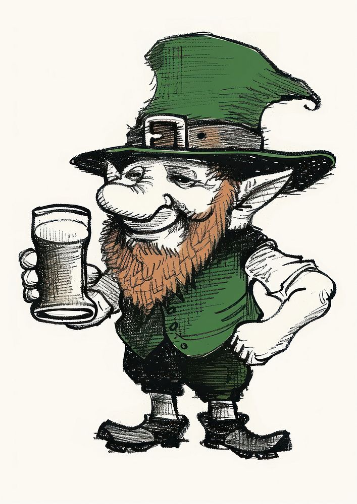 Leprechaun irish mythical creature carry | Free Photo Illustration ...