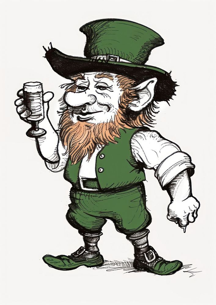 Leprechaun irish mythical creature carry | Free Photo Illustration ...