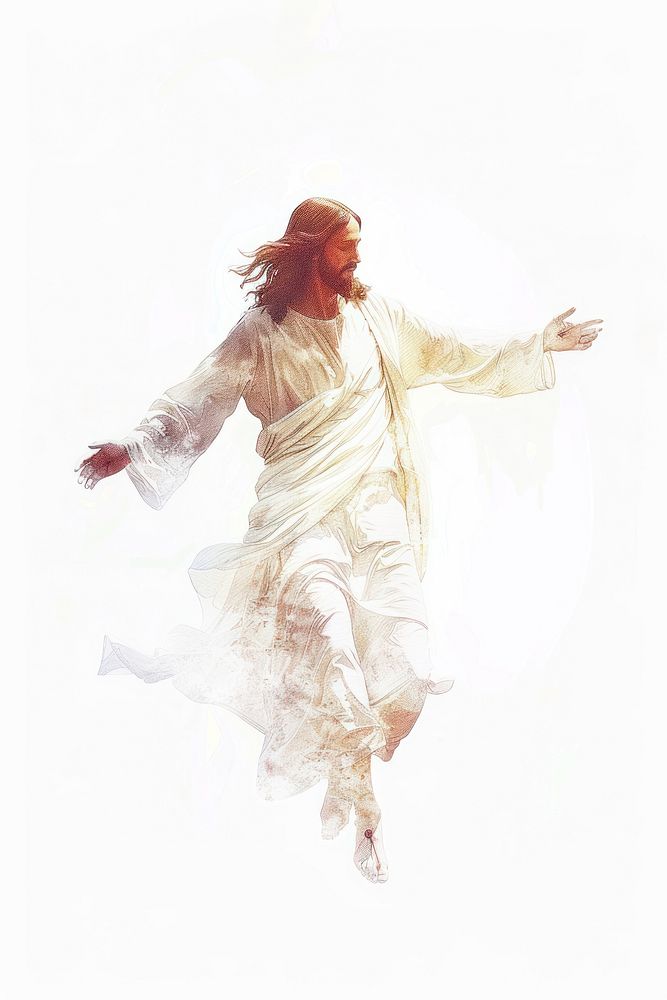 Ethereal depiction of divine figure | Free Photo Illustration - rawpixel