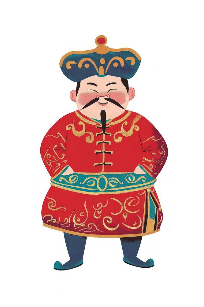 Traditional Chinese emperor illustration | Free Photo Illustration ...