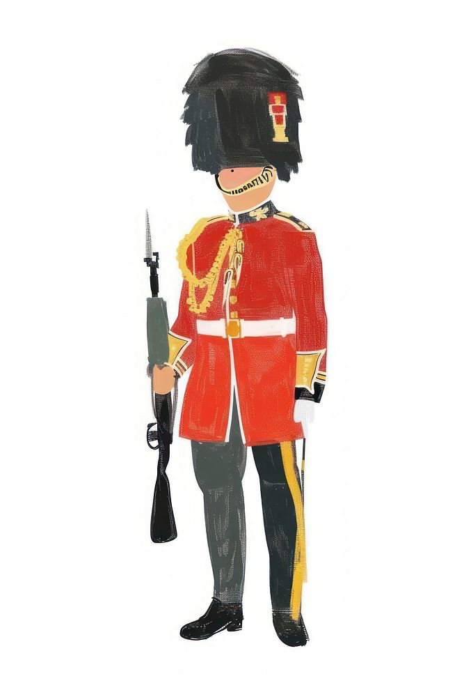 British guard illustration with rifle | Free Photo Illustration - rawpixel