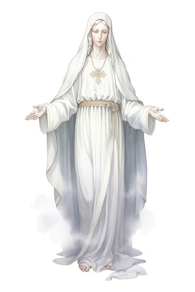 Graceful holy figure illustration | Free Photo Illustration - rawpixel