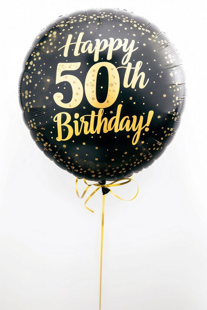 Elegant 50th birthday balloon | Free Photo - rawpixel