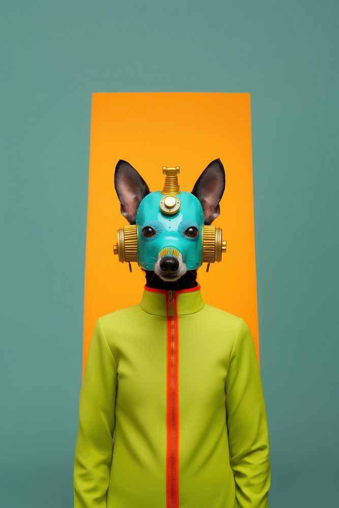 Surreal dog-headed humanoid figure | Free Photo - rawpixel