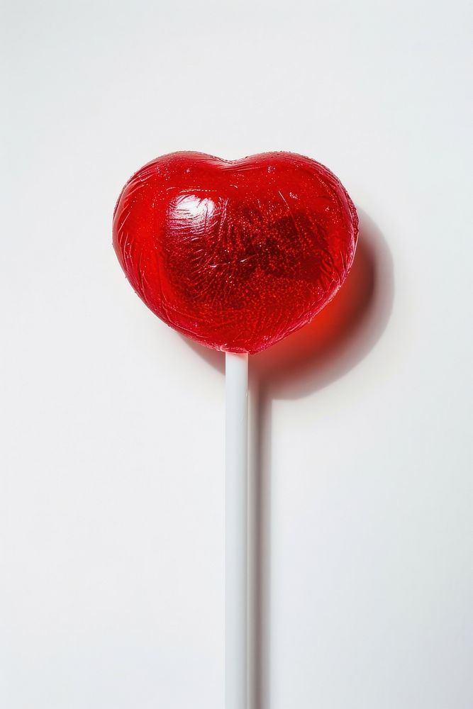 Heart-shaped red lollipop candy | Free Photo - rawpixel