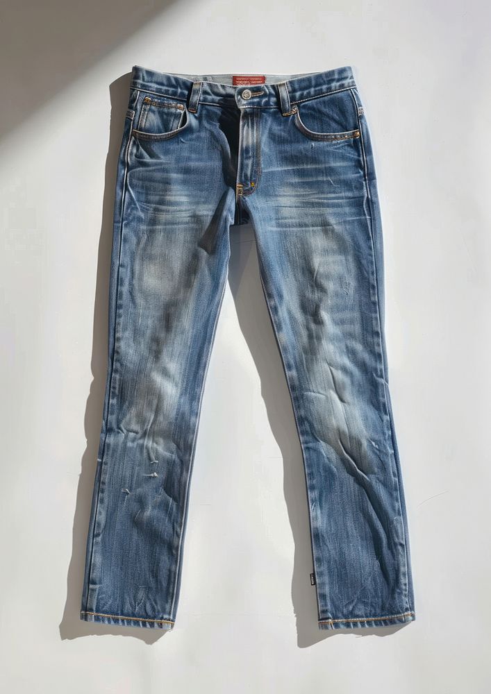 Faded blue denim jeans | Free Photo - rawpixel