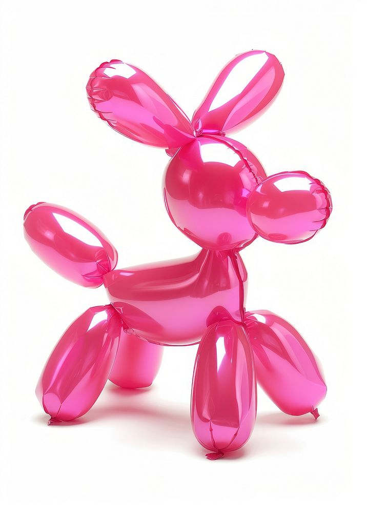 Shiny pink balloon animal sculpture | Free Photo - rawpixel
