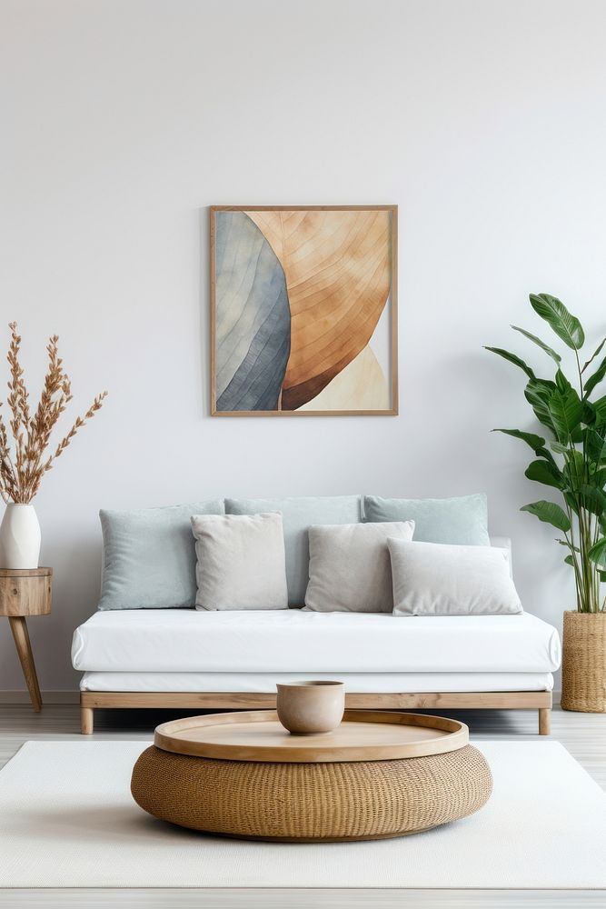 Living room photo frame mockup | Premium PSD Mockup - rawpixel