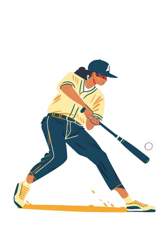 Baseball player hitting ball | Free Photo Illustration - rawpixel