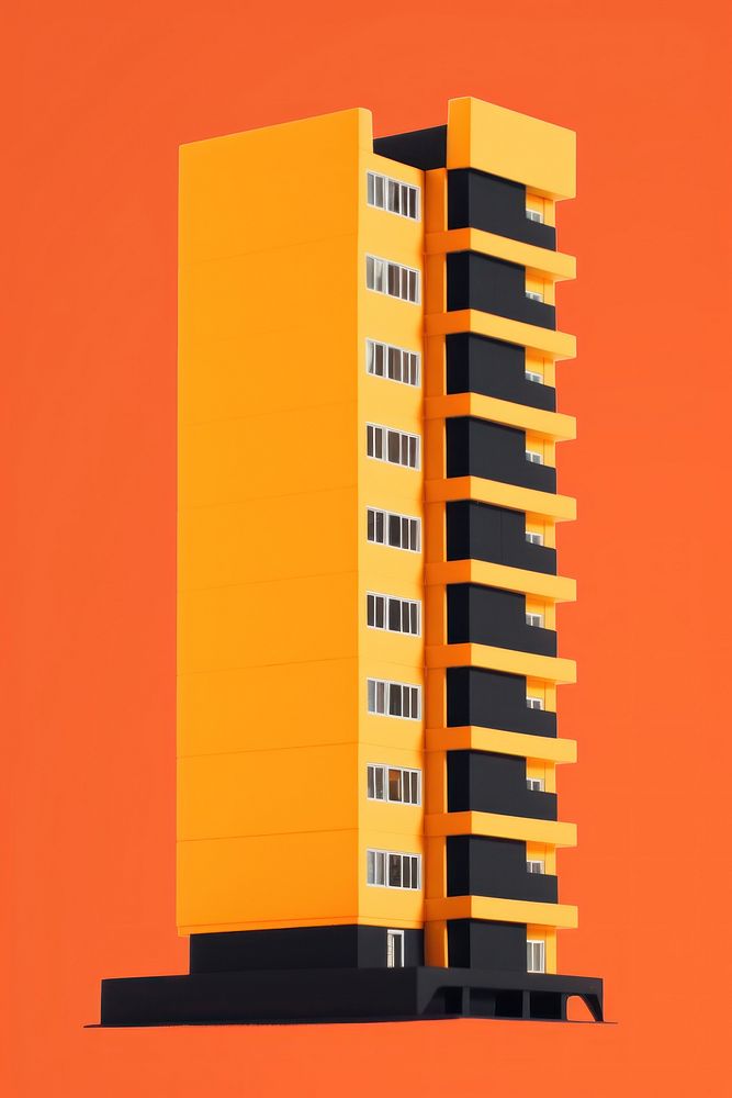 Modern high-rise building illustration | Free Photo Illustration - rawpixel
