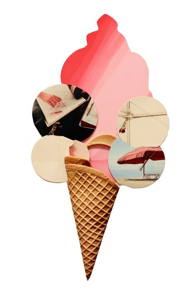 Creative ice cream collage | Free Photo Illustration - rawpixel
