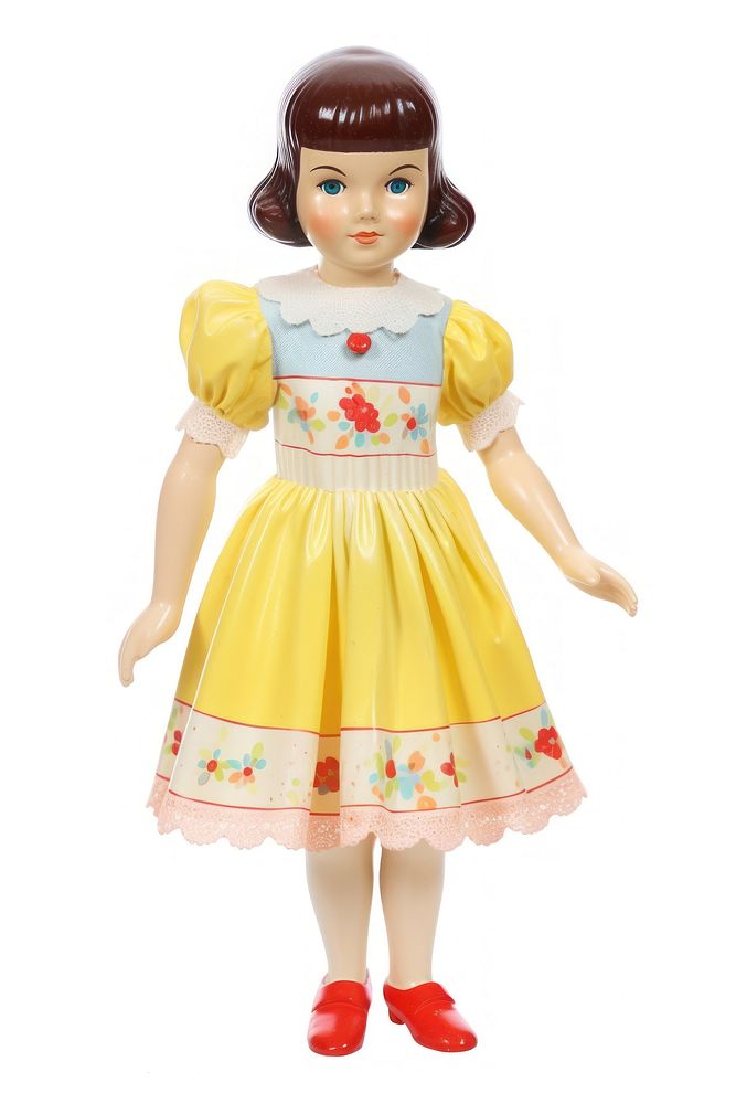Vintage doll in yellow dress | Free Photo - rawpixel