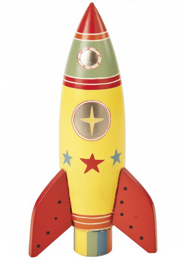 Colorful wooden toy rocket | Free Photo - rawpixel