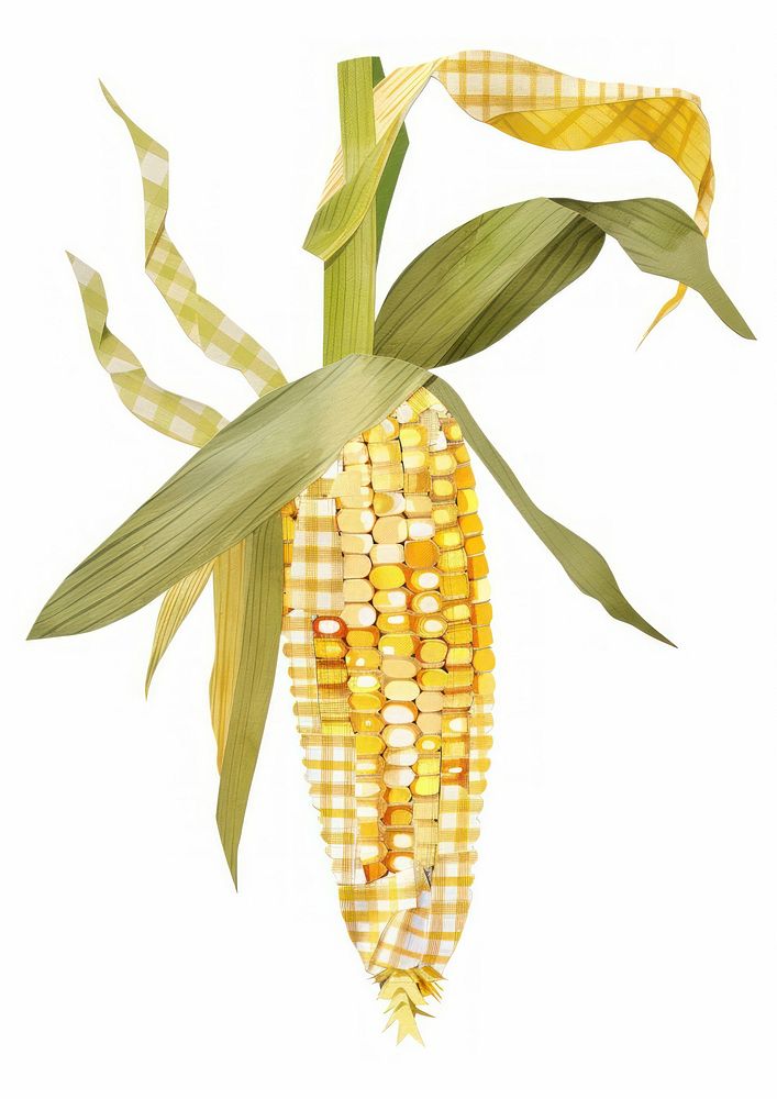 Corn collage cutout produce symbol | Free Photo Illustration - rawpixel