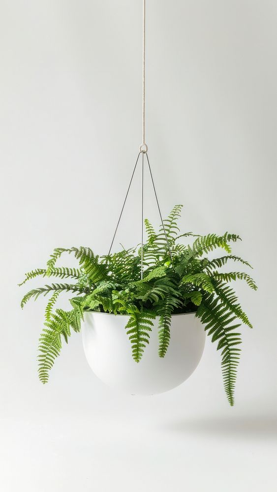 Boston fern planter pottery vase | Free Photo - rawpixel