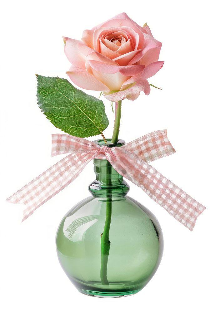 Elegant pink rose in vase | Free Photo - rawpixel