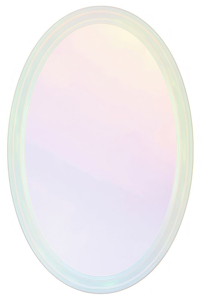 Elegant oval pastel mirror | Free Photo - rawpixel