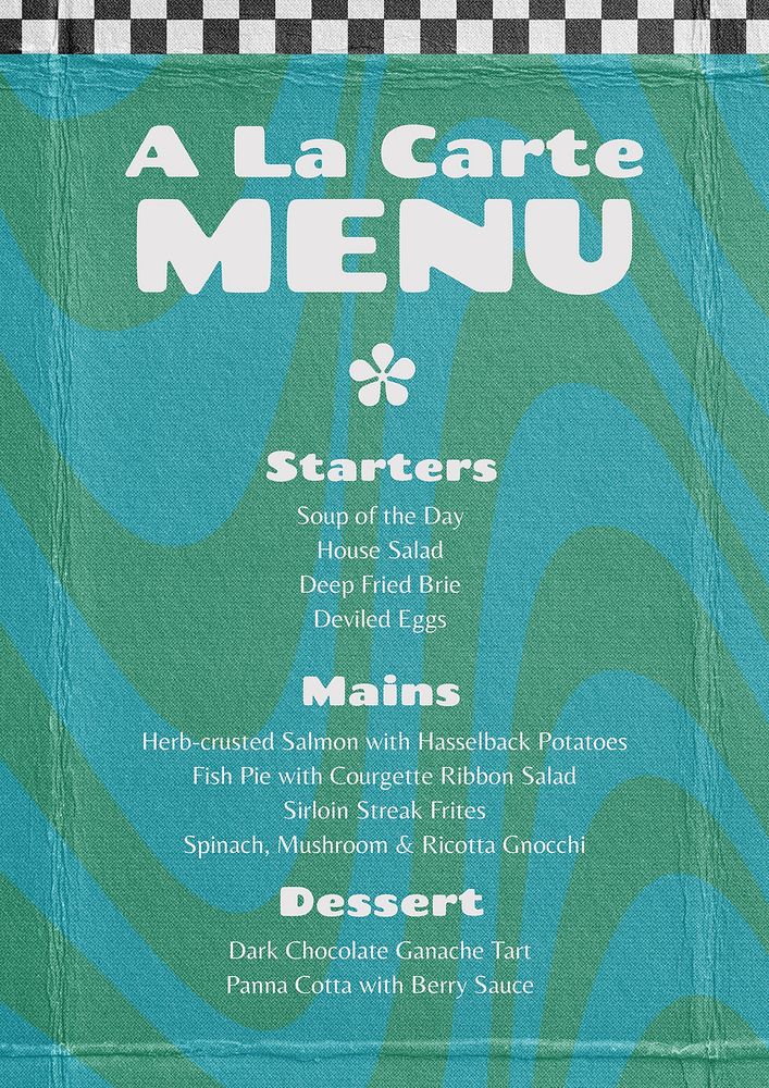 Restaurant menu poster template vector | Free Vector Template - rawpixel