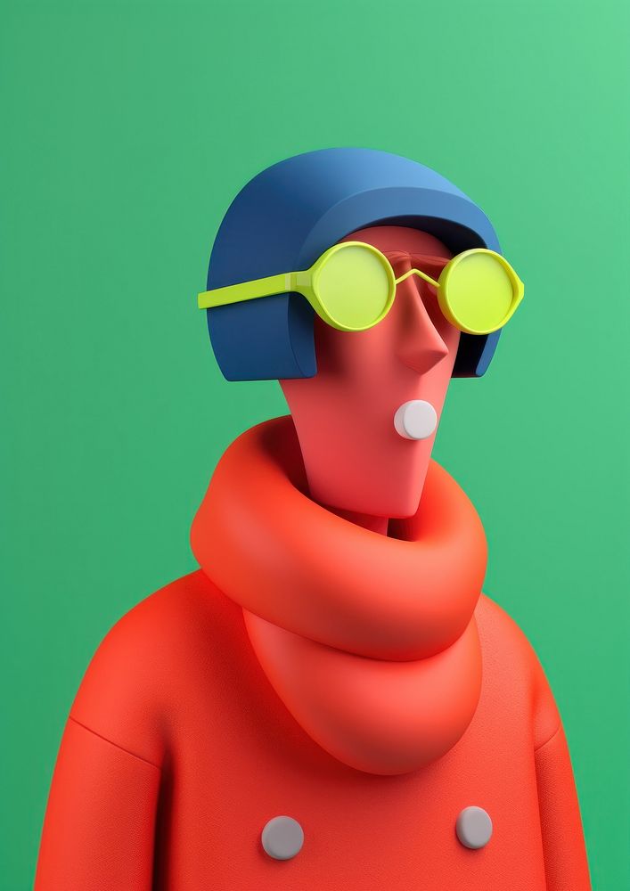 Modern abstract 3D character illustration | Free Photo Illustration ...