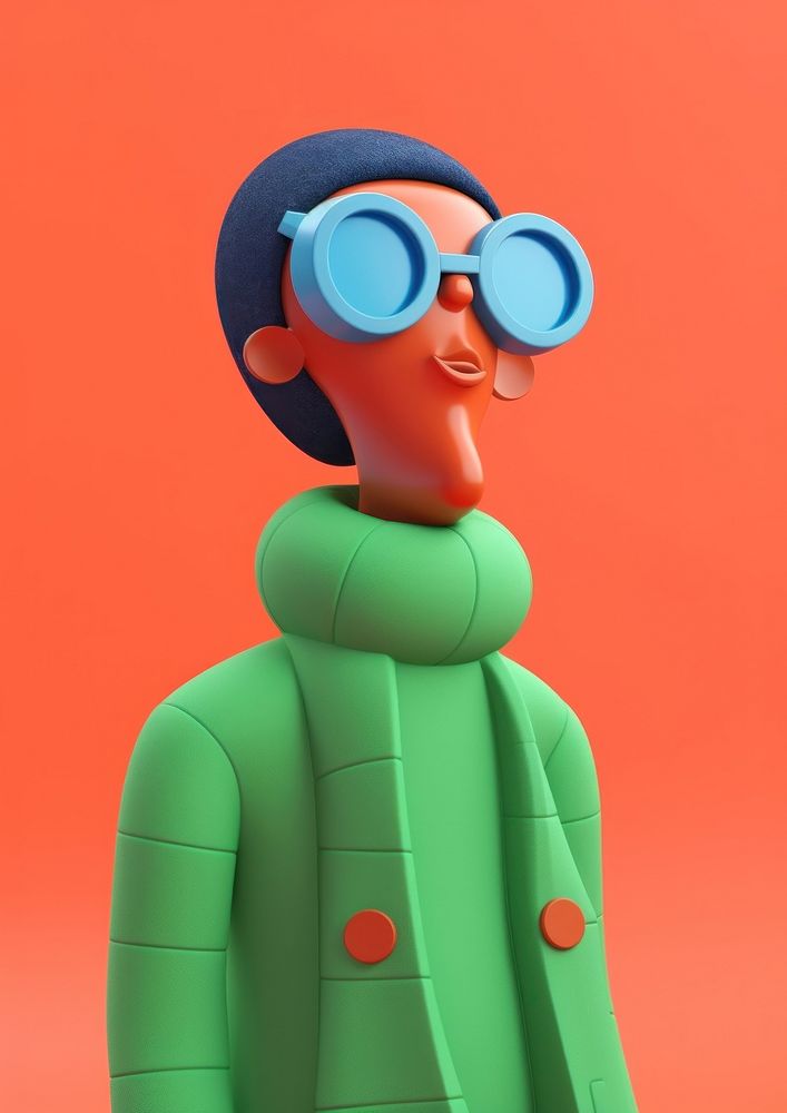 Colorful abstract 3D character illustration | Free Photo Illustration ...