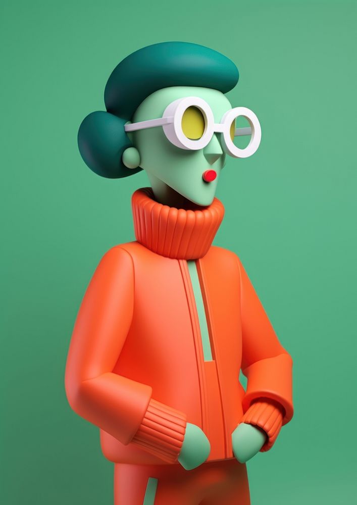 Modern 3D abstract character illustration | Free Photo Illustration ...