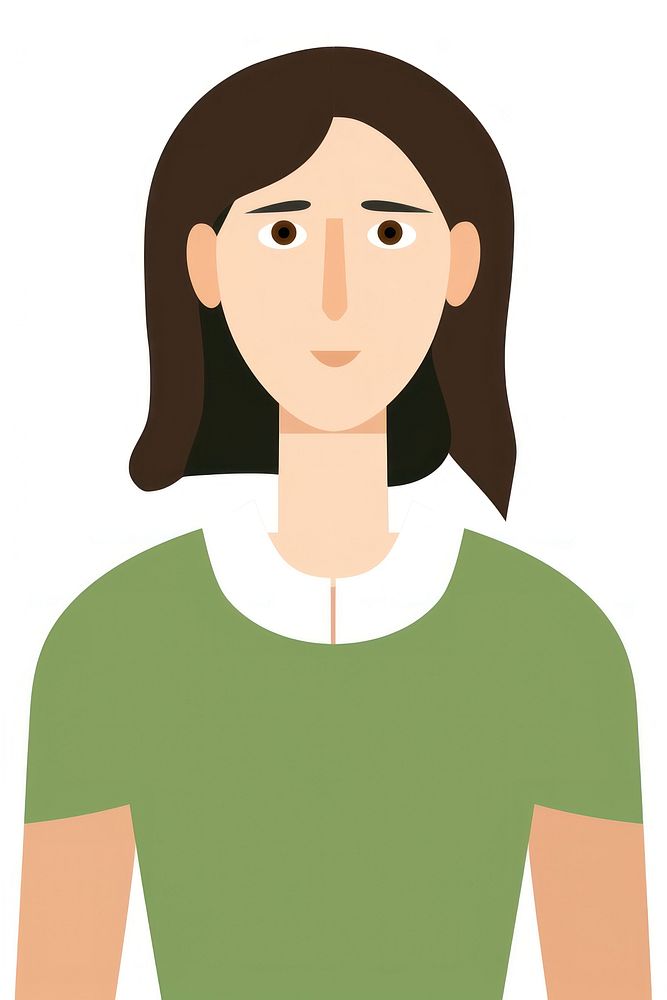 Simple female character illustration | Free Photo Illustration - rawpixel