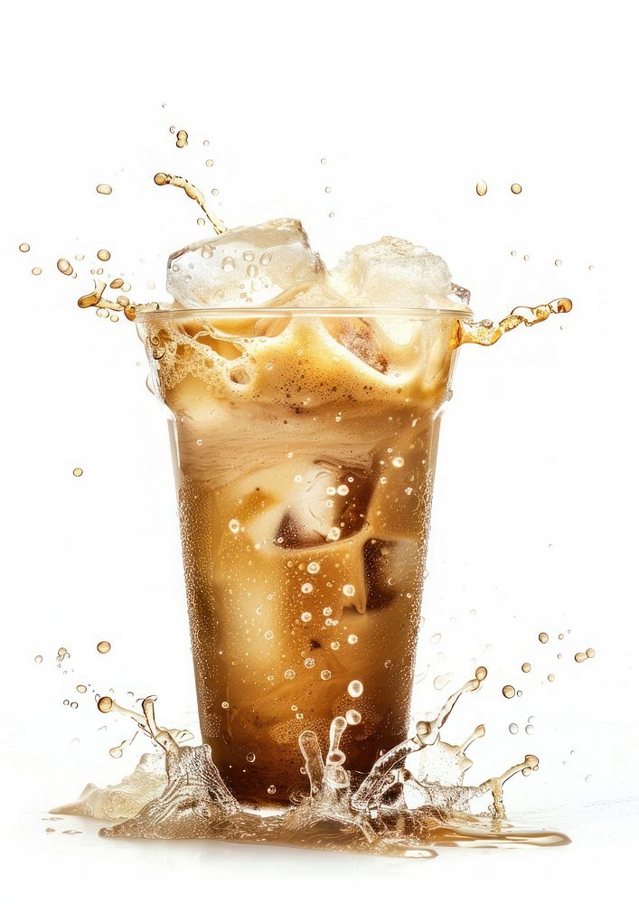 Refreshing iced coffee splash | Free Photo - rawpixel