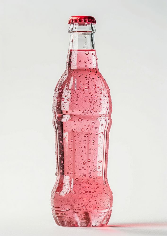 Refreshing pink soda bottle | Free Photo - rawpixel