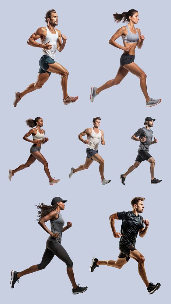 Runner full body design element | Free Photo - rawpixel