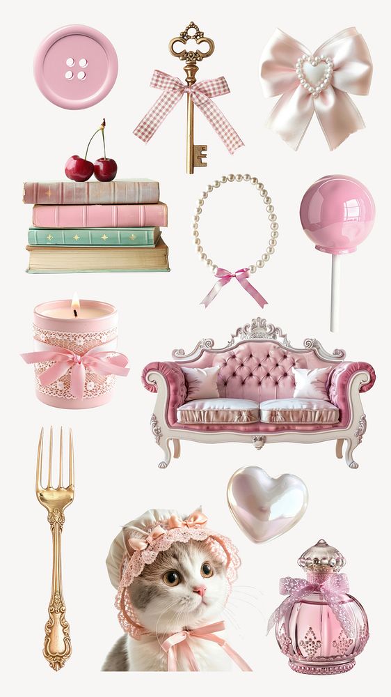 Aesthetic pink coquette design element | Free Photo - rawpixel